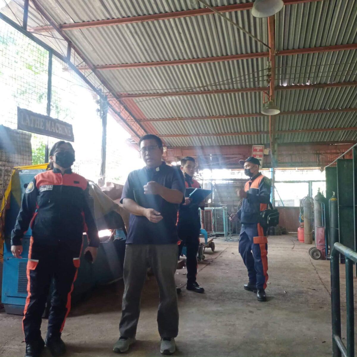 BFP Inspection – Don Bosco TVET Balamban