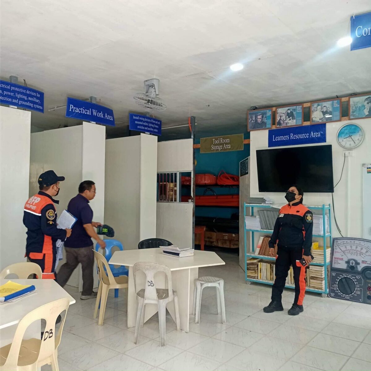 BFP Inspection – Don Bosco TVET Balamban