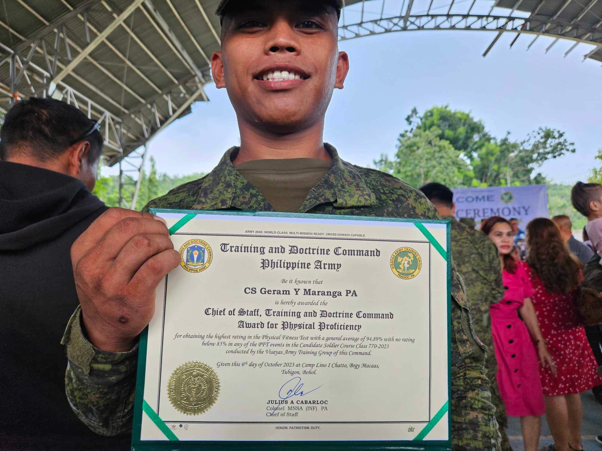 Snappy Salute – Don Bosco TVET Balamban